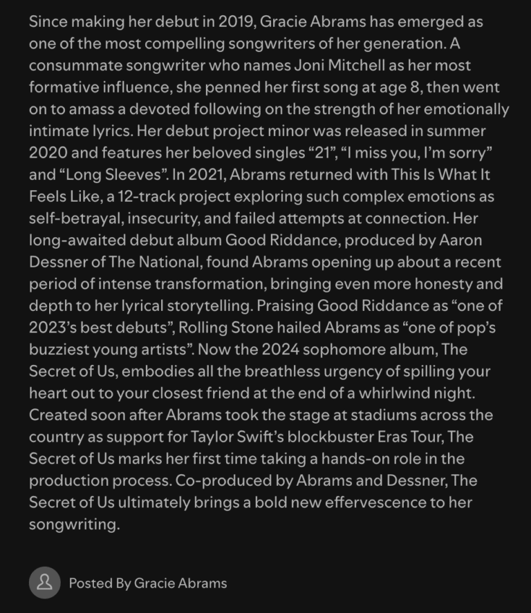 How to Write a Good Musician Bio + Example