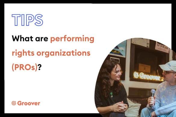 What are performing rights organizations (PROs)?